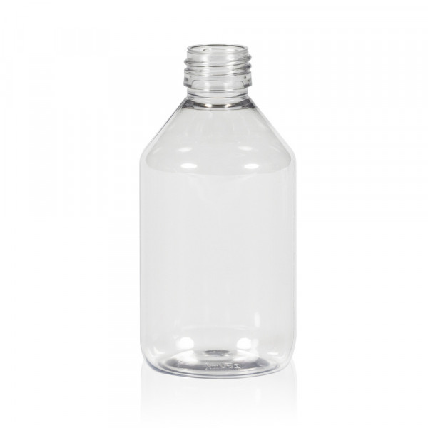 250 ml pharma transparente PET Flasche 28.410